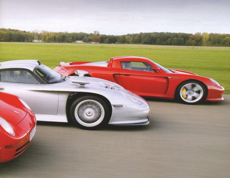 20 Years of Porsche Supercars - Porsche 959 & GT1 & Carrera GT