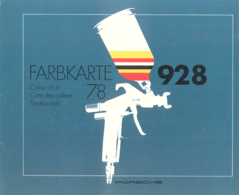 Porsche 928 (All Years) - Paint Colors (Exterior & Interior)