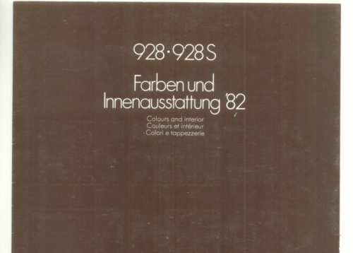 Porsche 928 (All Years) - Paint Colors (Exterior & Interior) - Stuttcars