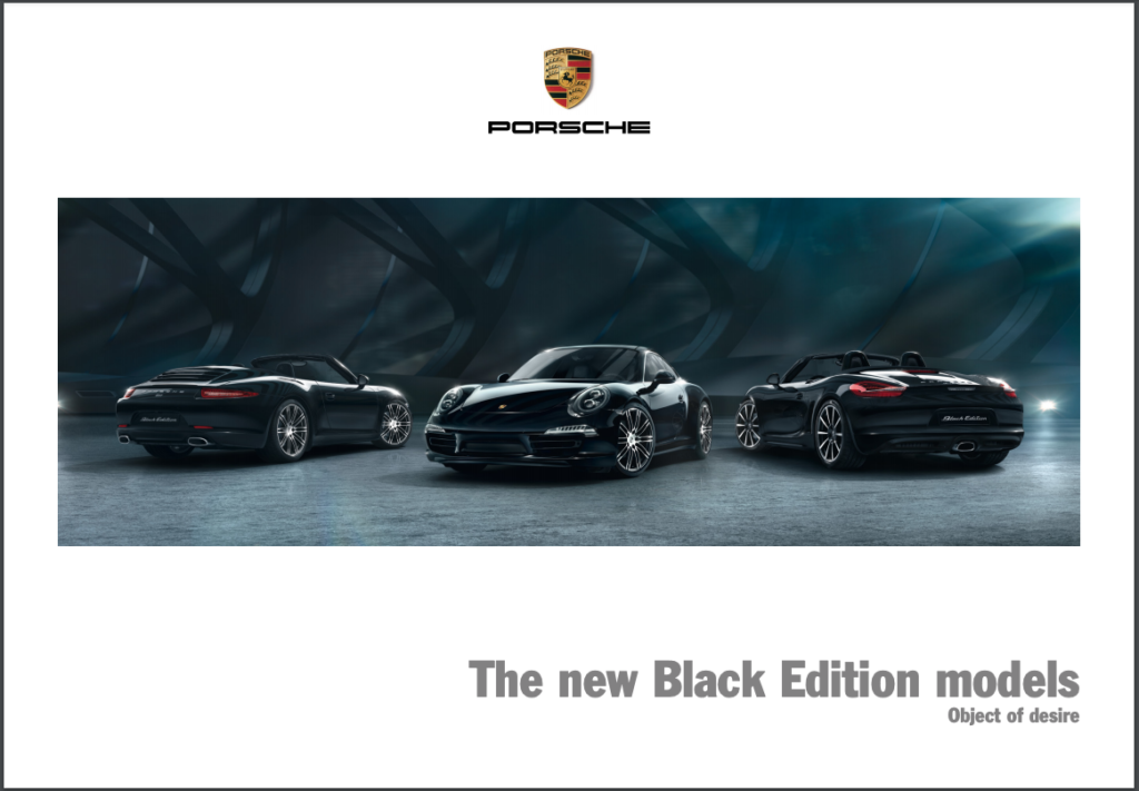 Miscellaneous Porsche Sales Brochures – Sales Brochures