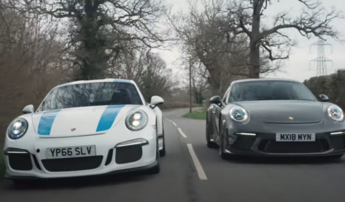 VIDEO: Porsche 911 R vs 911 GT3 Touring
