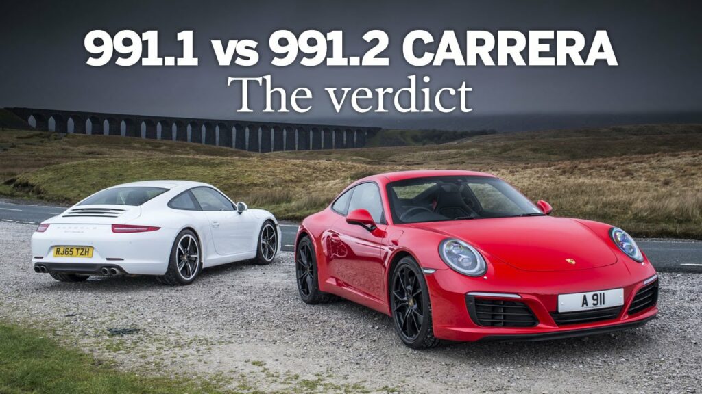 VIDEO: Porsche 991.1 vs 991.2 Carrera