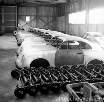 Porsche 356 SL at Le Mans