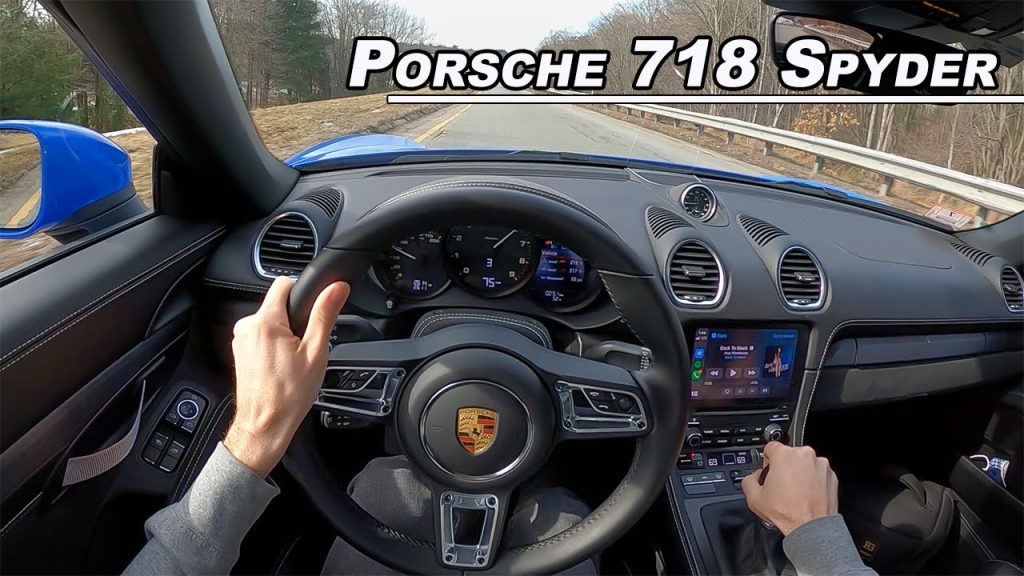 VIDEO: Review of a Porsche 718 Spyder with Shorter Gearing Customization