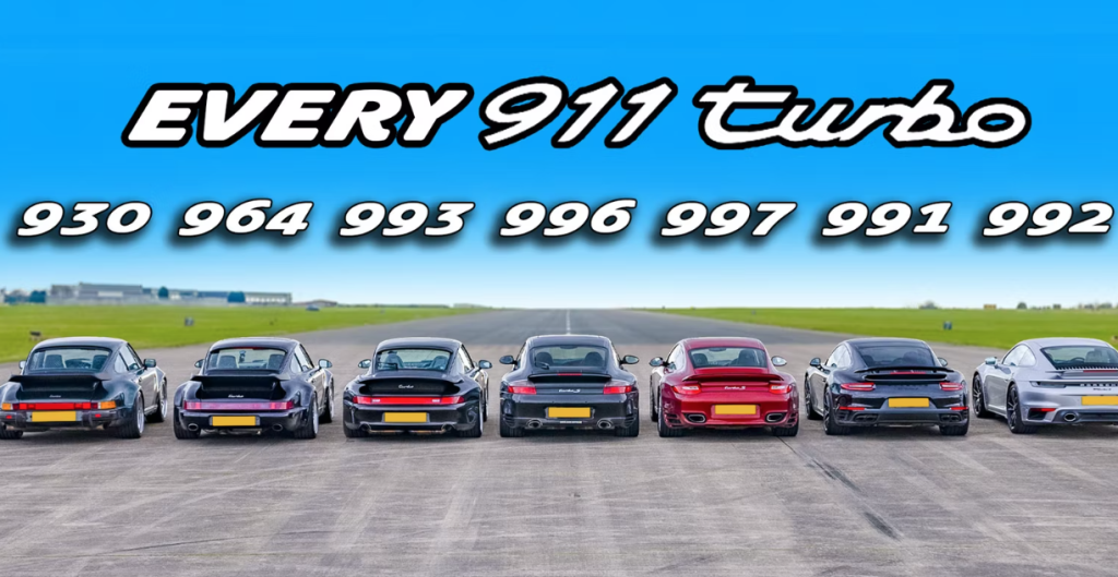 VIDEO: The Ultimate Drag Race - 911 Turbo Generations Mega Race