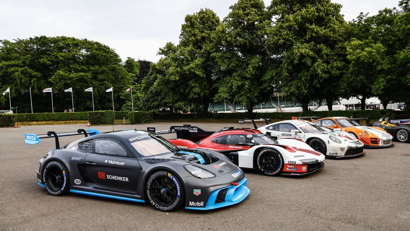Porsche GT4 ePerformance Debuts At Festival Of Speed