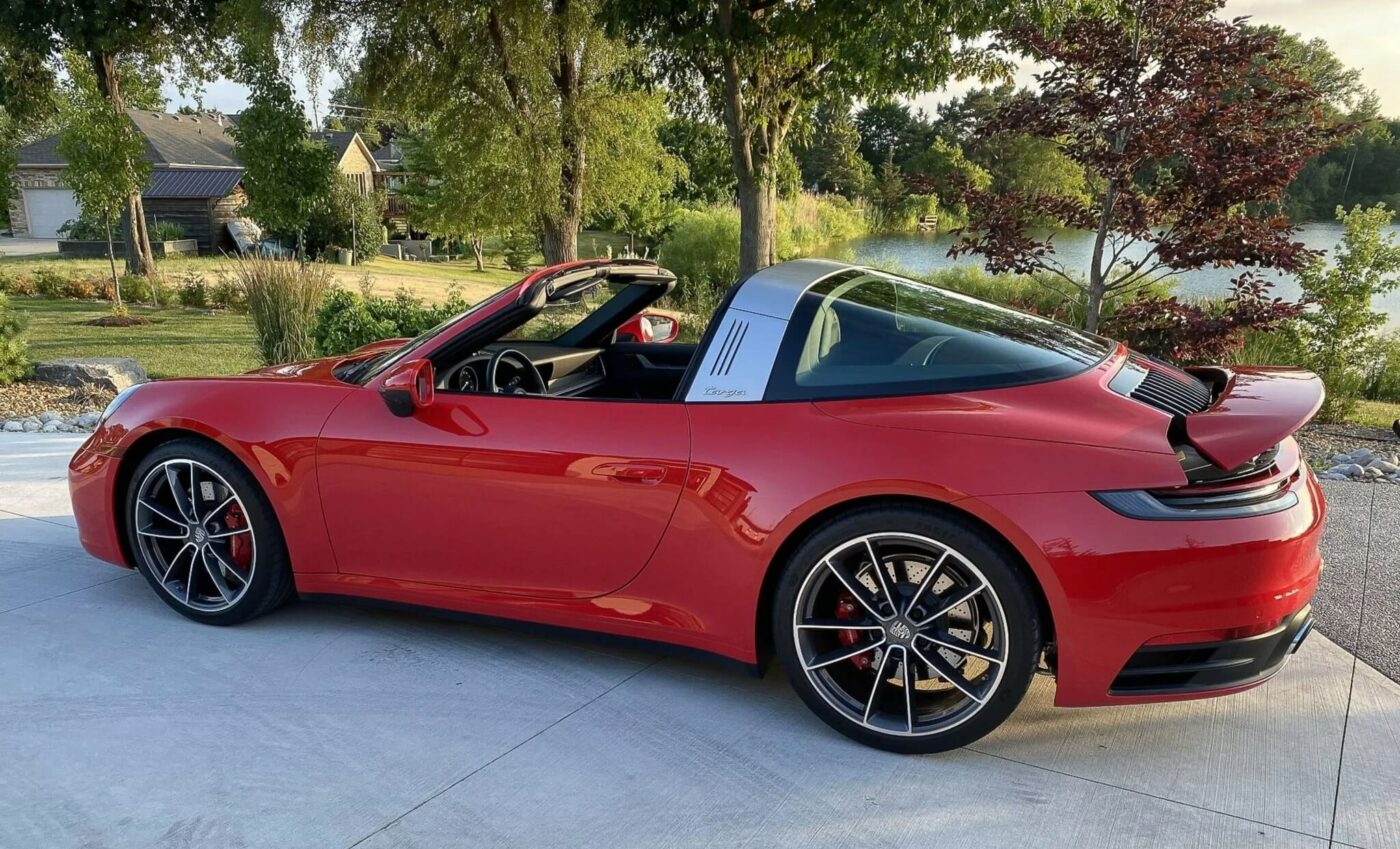 Be The Next Owner Of This Red 2021 Porsche 992 Targa 4S!