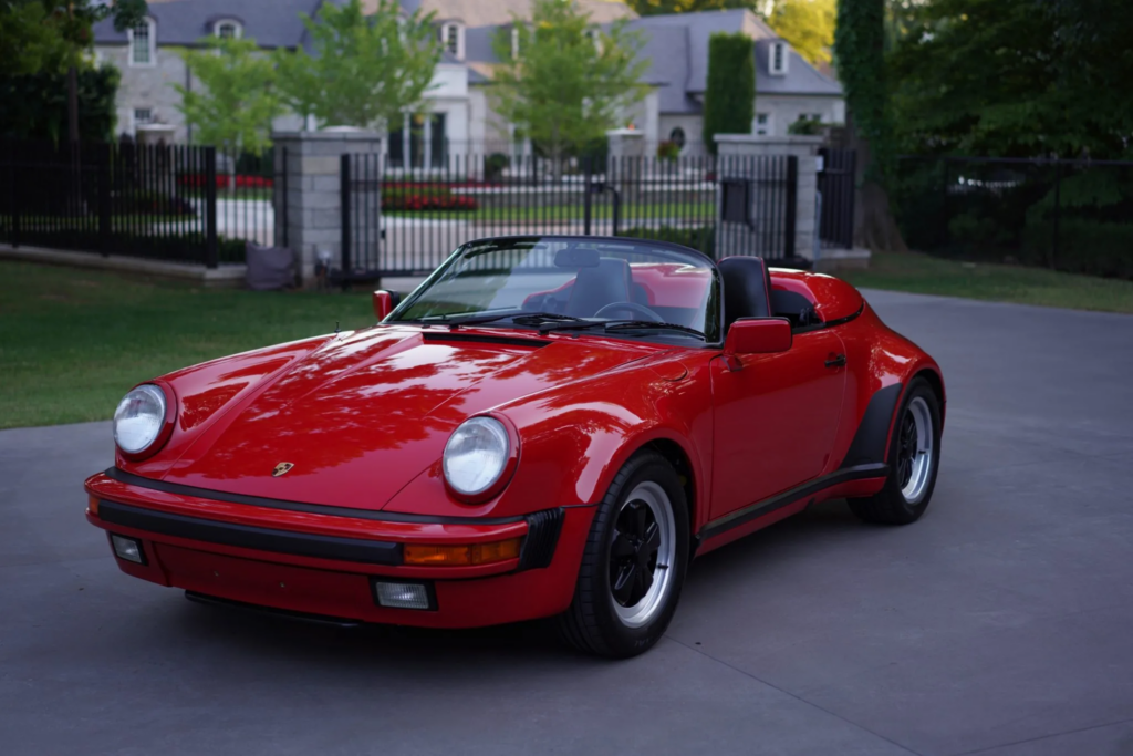 FOR SALE: 1989 Porsche 911 Speedster In Paint-To-Sample Ferrari Rosso ...