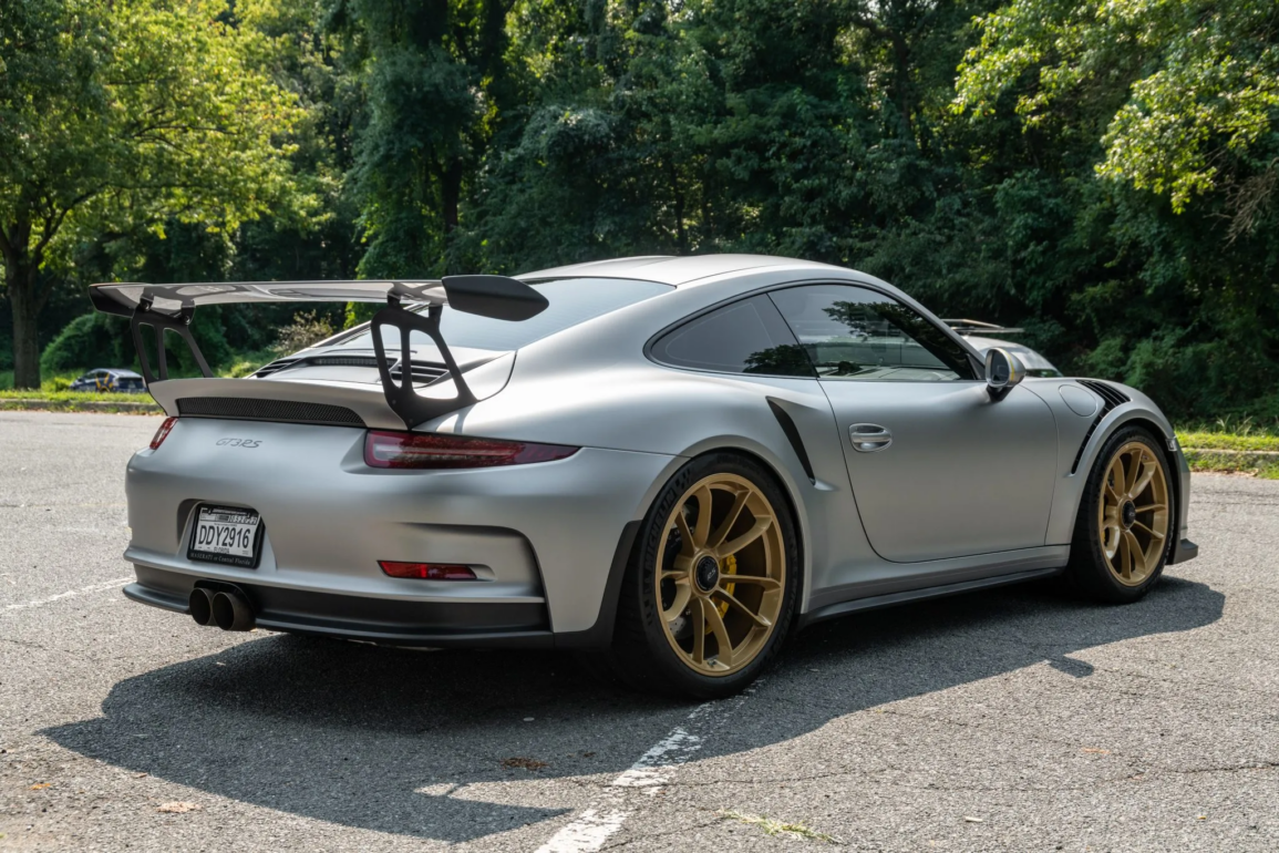 FOR SALE: Silver Metallic 2016 Porsche 911 GT3 RS With 8k Miles For Sale!