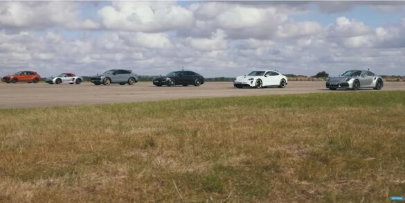 VIDEO: Porsche Drag Race