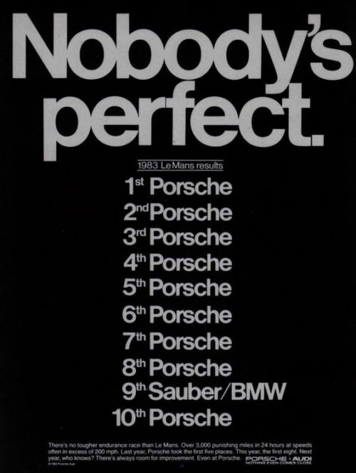 The Best Porsche Ads from Over the Years