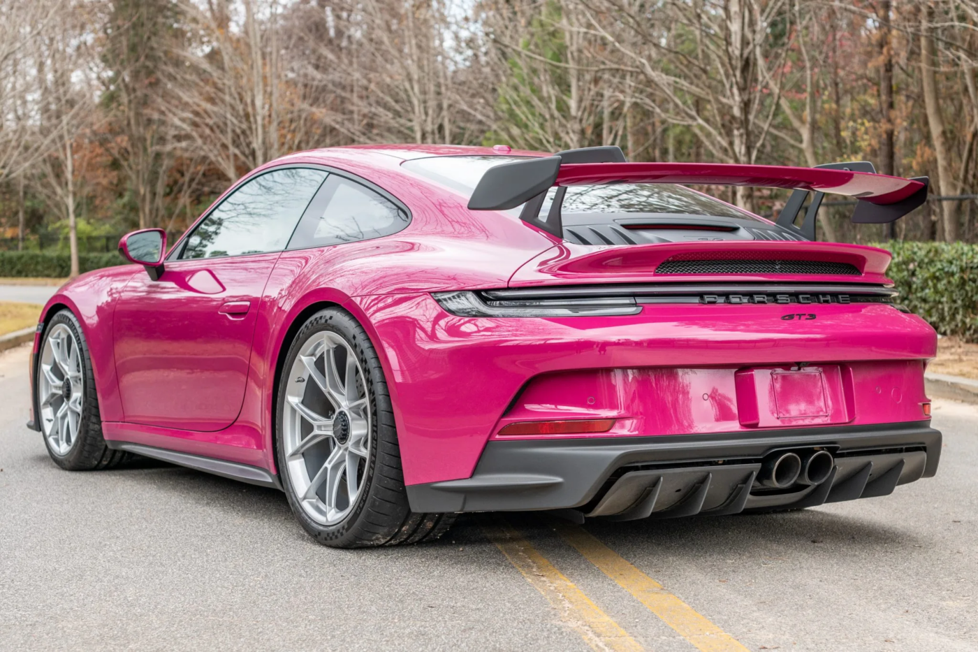FOR SALE: 2022 Porsche 911 GT3 In Paint-To-Sample Ruby Star