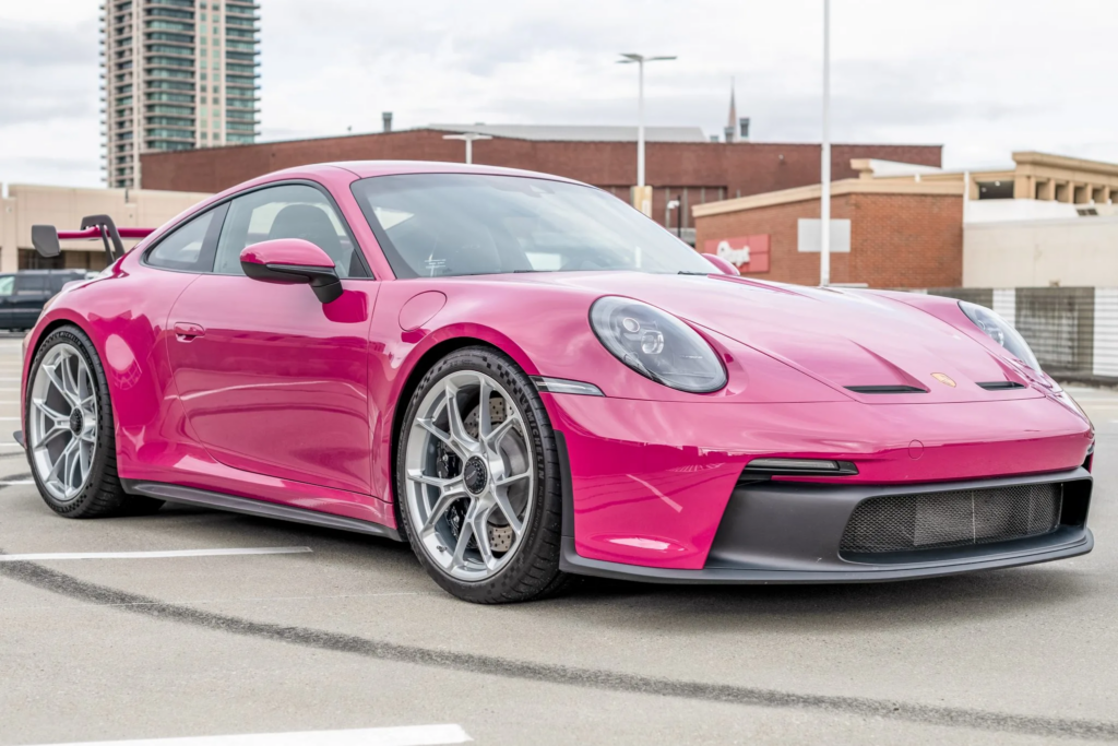 FOR SALE: 2022 Porsche 911 GT3 In Paint-To-Sample Ruby Star - Stuttcars