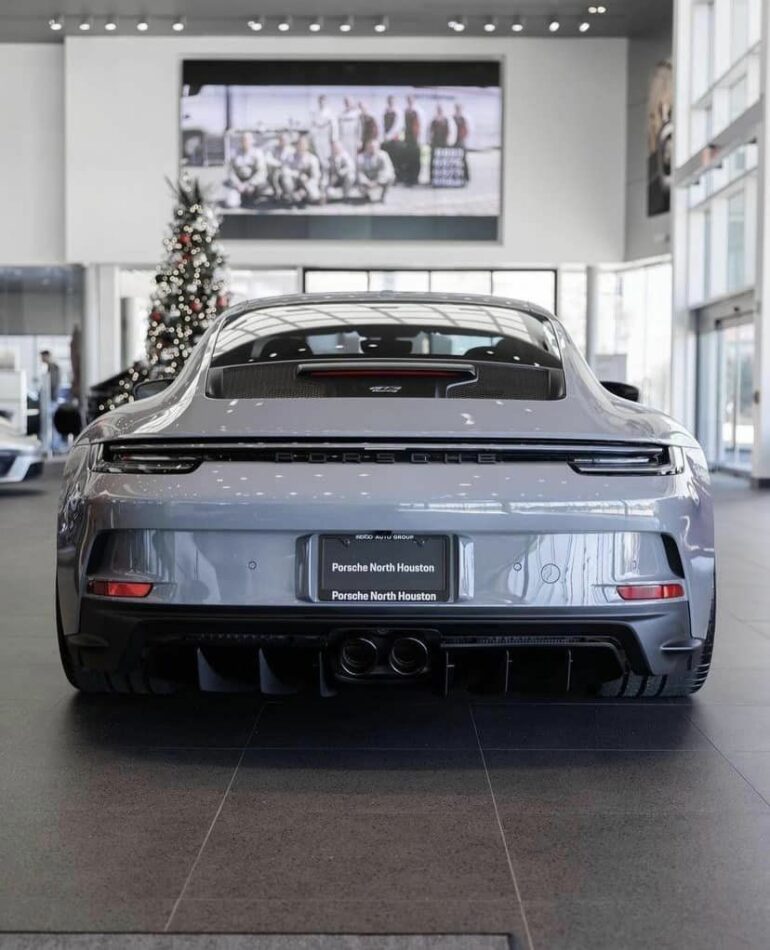 Check Out This Stunning Arctic Grey 992 GT3 Touring