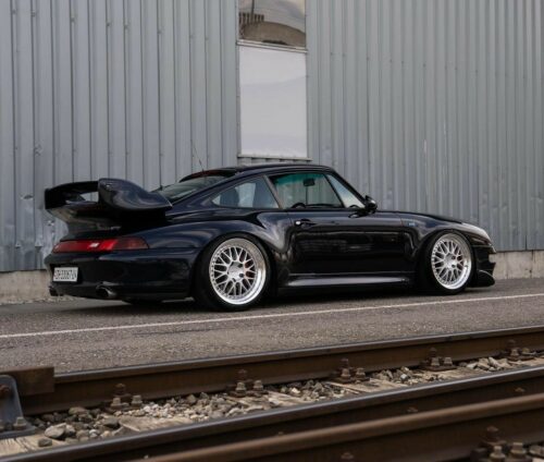 Porsche Of The Day: Check Out This Sexy Modified Black 993 Turbo