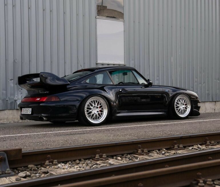 Check Out This Sexy Modified Black 993 Turbo