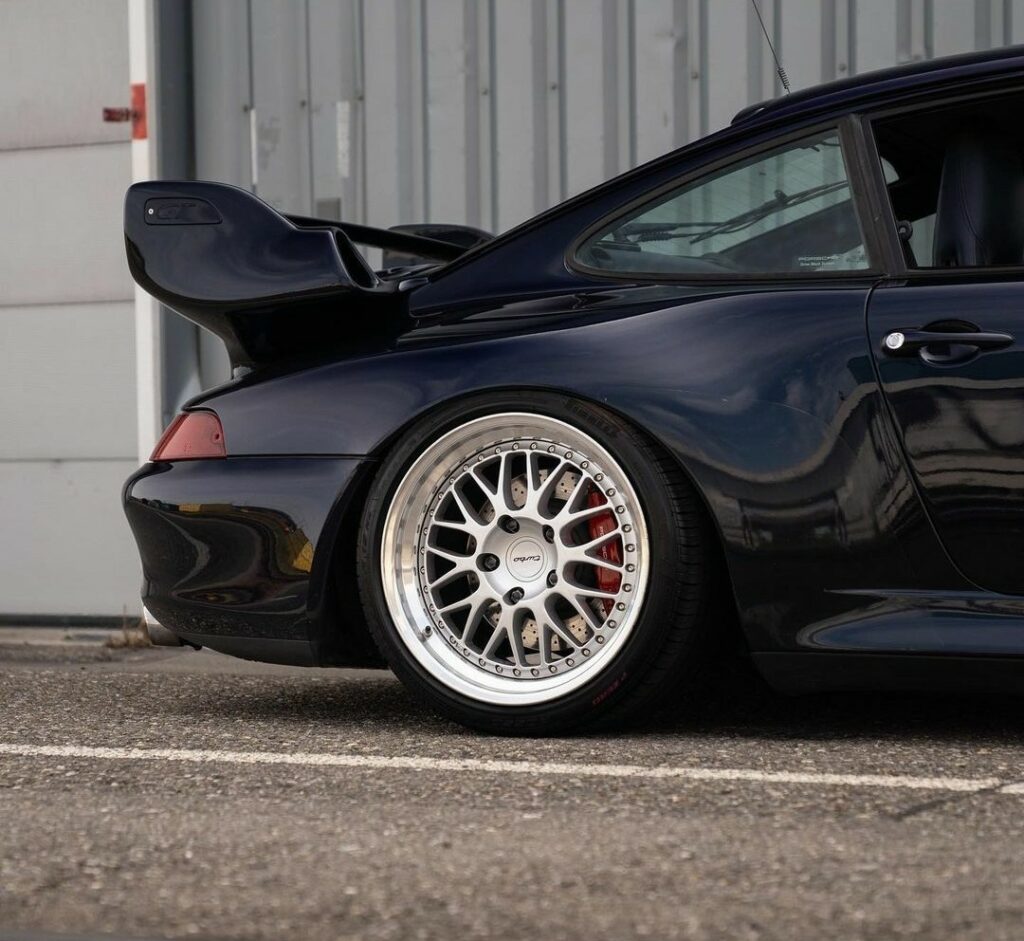 Porsche Of The Day: Check Out This Sexy Modified Black 993 Turbo
