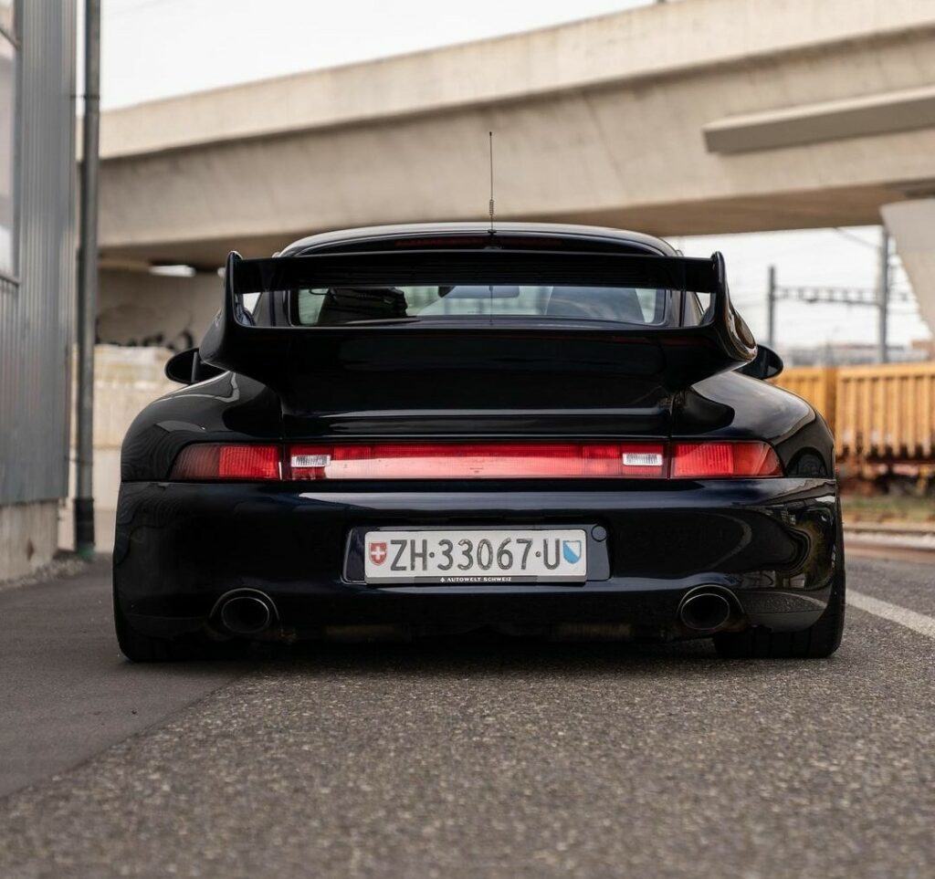 Porsche Of The Day: Check Out This Sexy Modified Black 993 Turbo