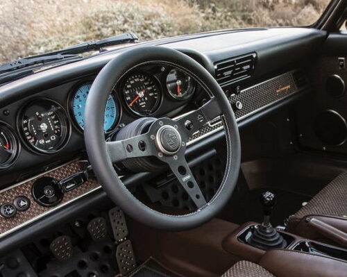 50+ Stunning Singer Porsche Steering Wheel & Dashboard Pics