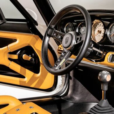 50+ Stunning Singer Porsche Steering Wheel & Dashboard Pics