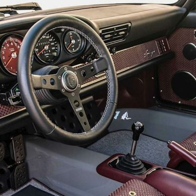 50+ Stunning Singer Porsche Steering Wheel & Dashboard Pics