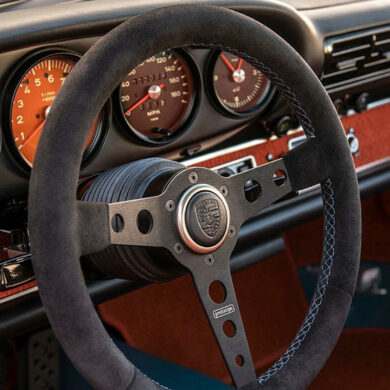 50+ Stunning Singer Porsche Steering Wheel & Dashboard Pics