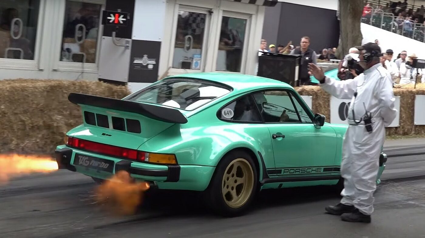 Porsche 930 Hides Formula 1 Engine Underneath