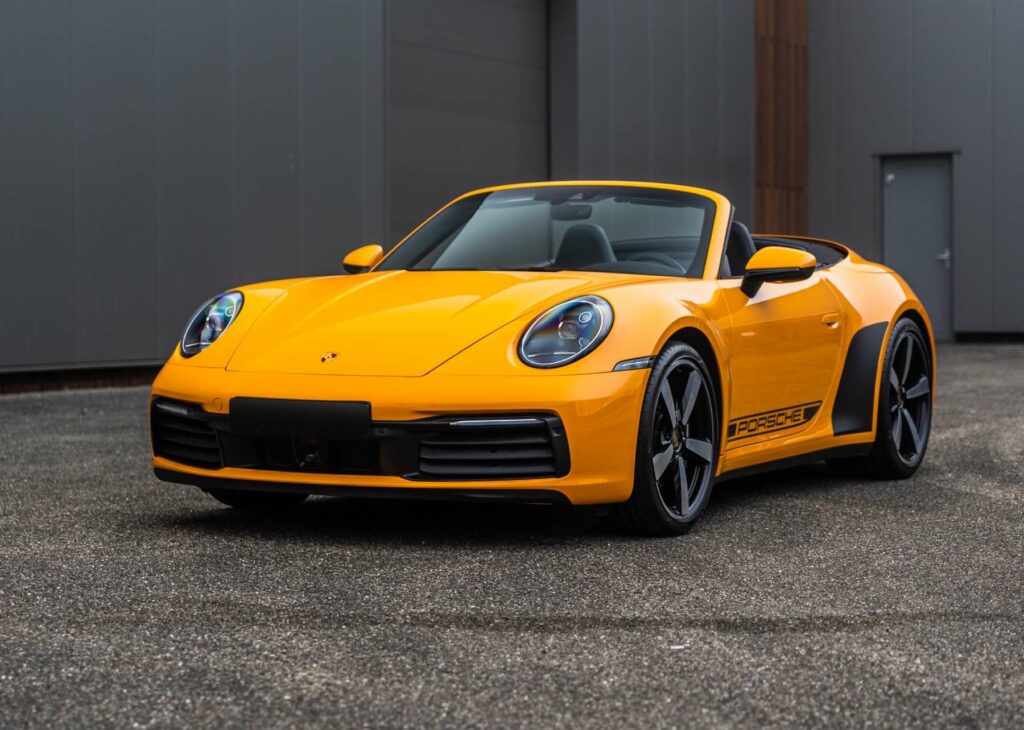 Porsche Of The Day: 2021 Porsche 911 Carrera S Cabriolet In PTS Signal ...