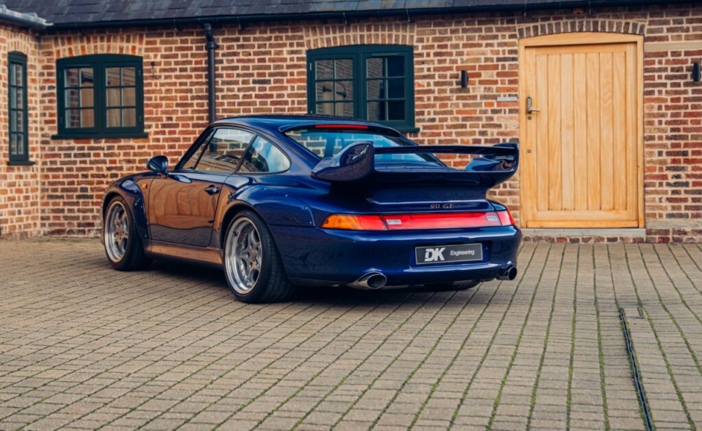 FOR SALE: 1996 Porsche 911 (993) GT2 In Paint To Sample Iris Blue Metallic
