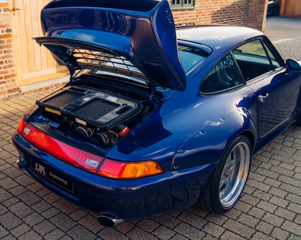 FOR SALE: 1996 Porsche 911 (993) GT2 In Paint To Sample Iris Blue Metallic