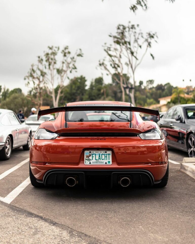 Porsche Of The Day: Peru Red Porsche 718 Cayman GT4 RS