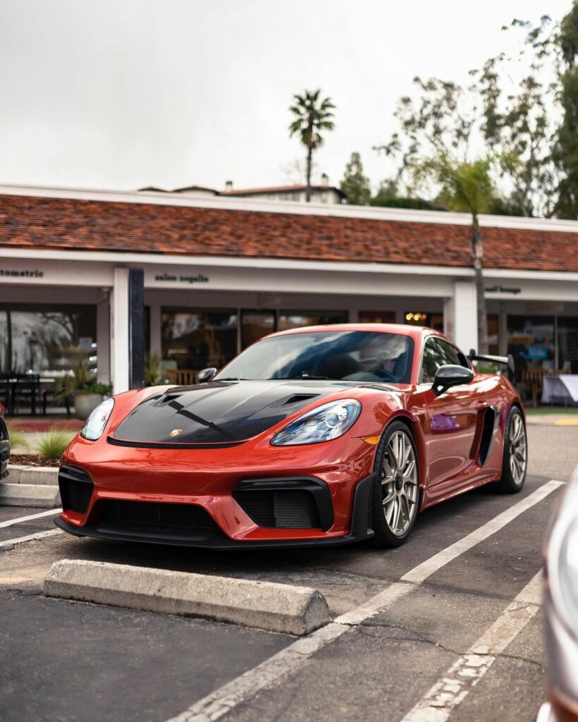 Porsche Of The Day: Peru Red Porsche 718 Cayman GT4 RS