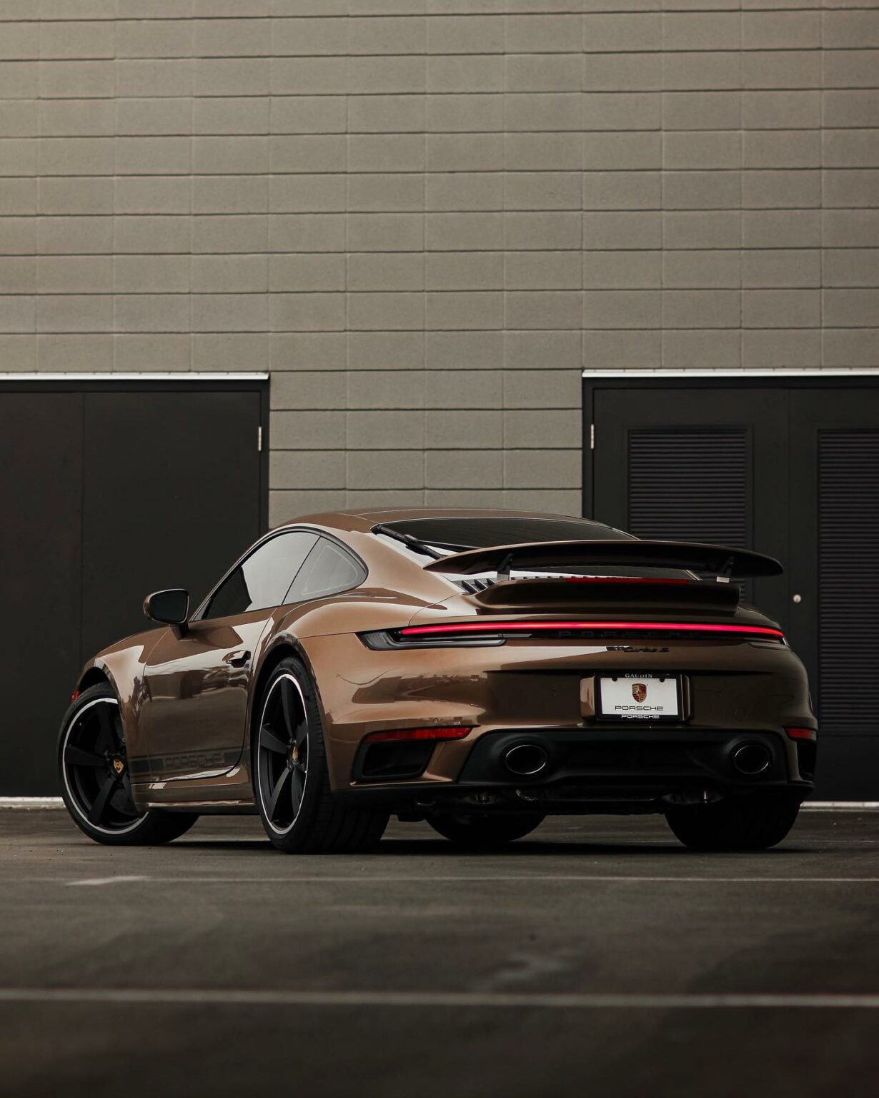 Porsche Of The Day: PTS Copper Brown Metallic Porsche 992 Turbo S