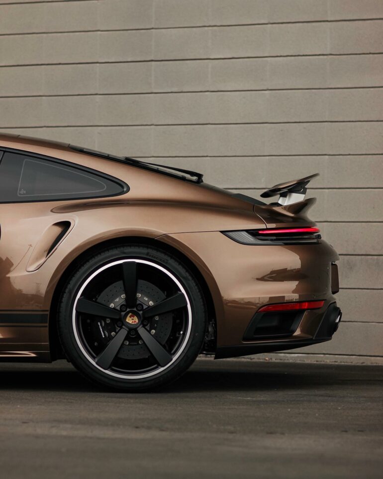 Porsche Of The Day: PTS Copper Brown Metallic Porsche 992 Turbo S