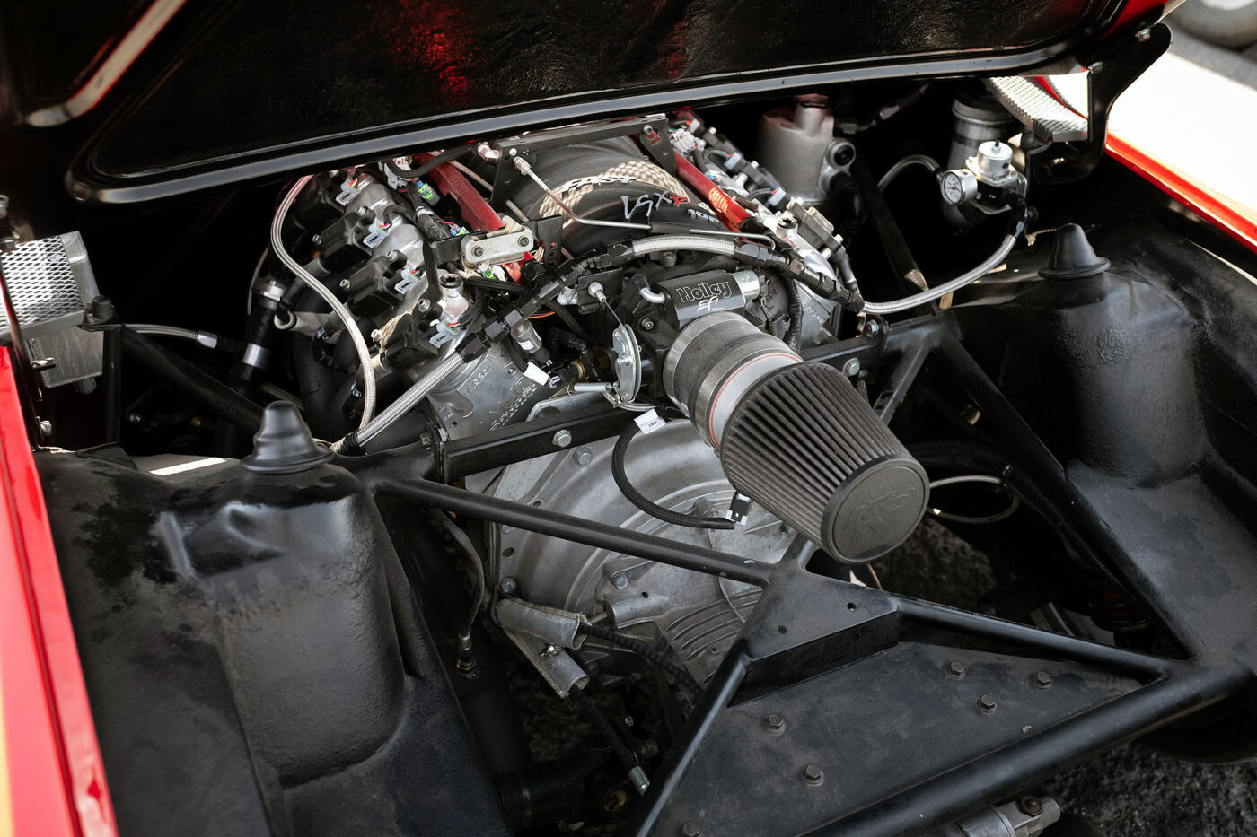 Porsche 914 with V8 transplant: Autocross Monster!