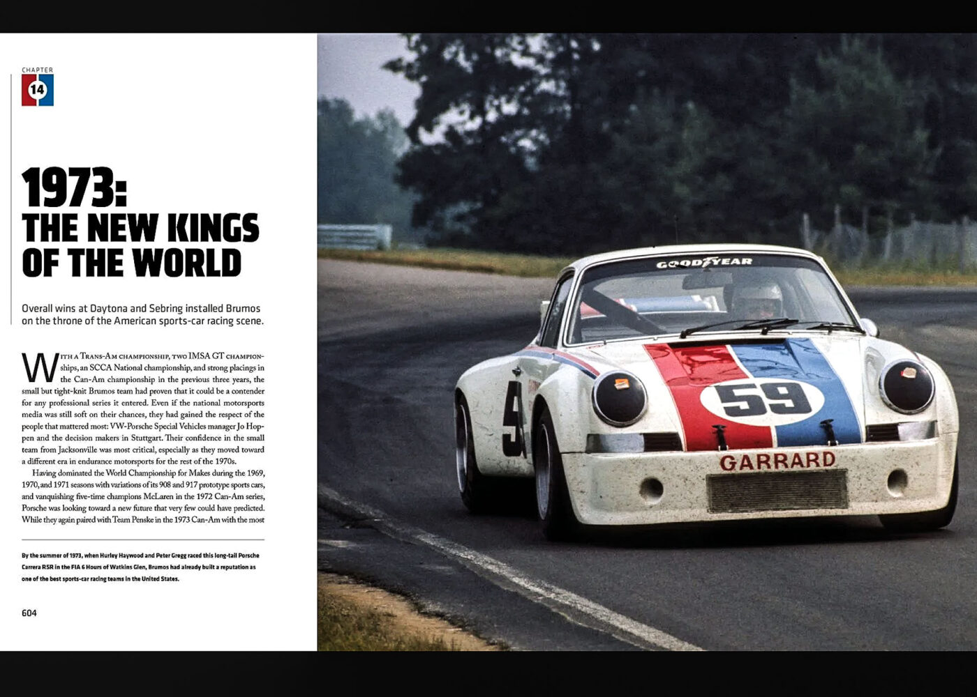 The ultimate reference of Brumos history auctioned for charity
