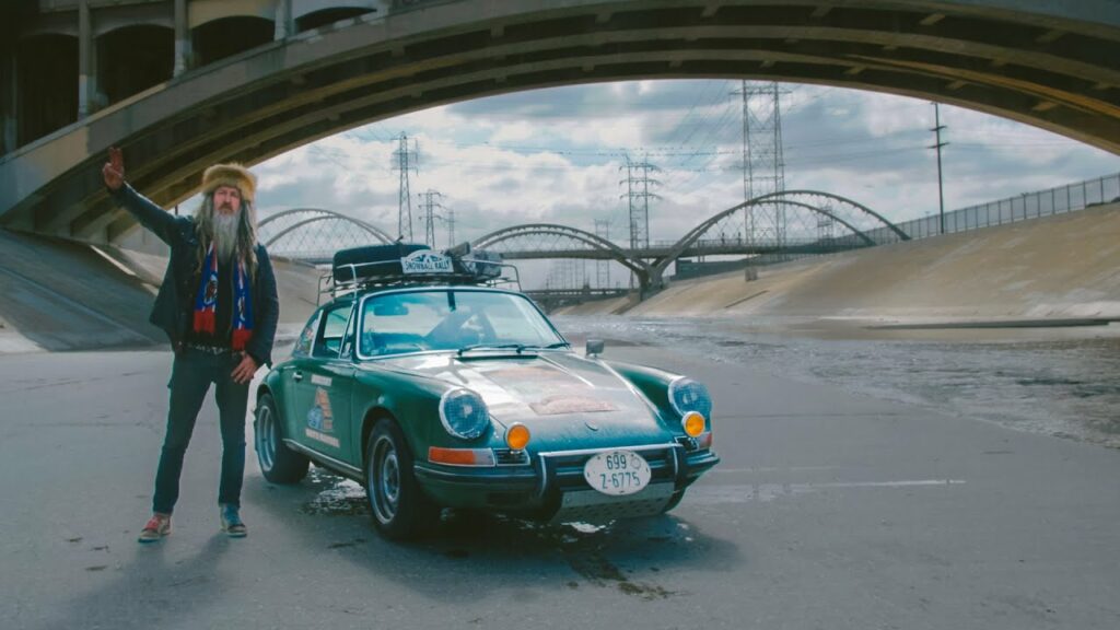 Magnus Walker Takes A Backdated 1986 Porsche 911 For A Cruise At LA River