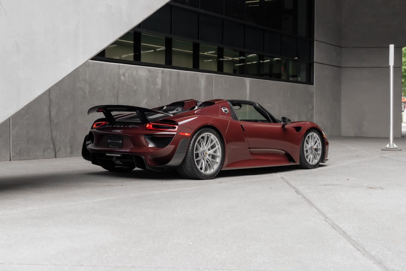 Porsche Of The Day: PTS Burgundy Porsche 918 Spyder