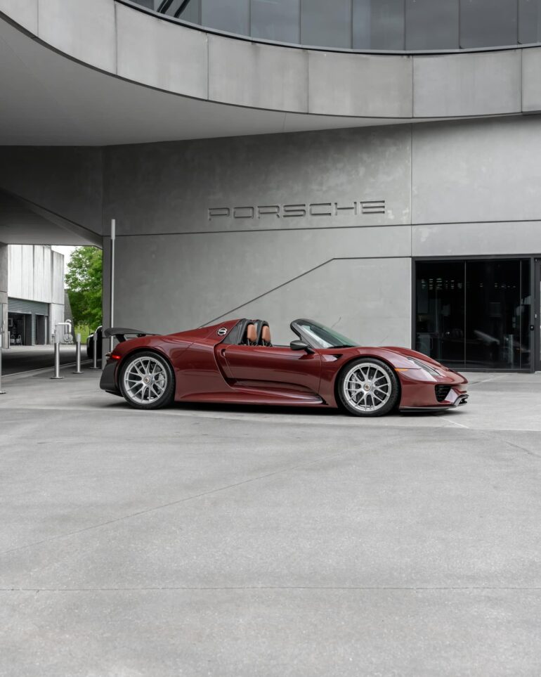 Porsche Of The Day: PTS Burgundy Porsche 918 Spyder