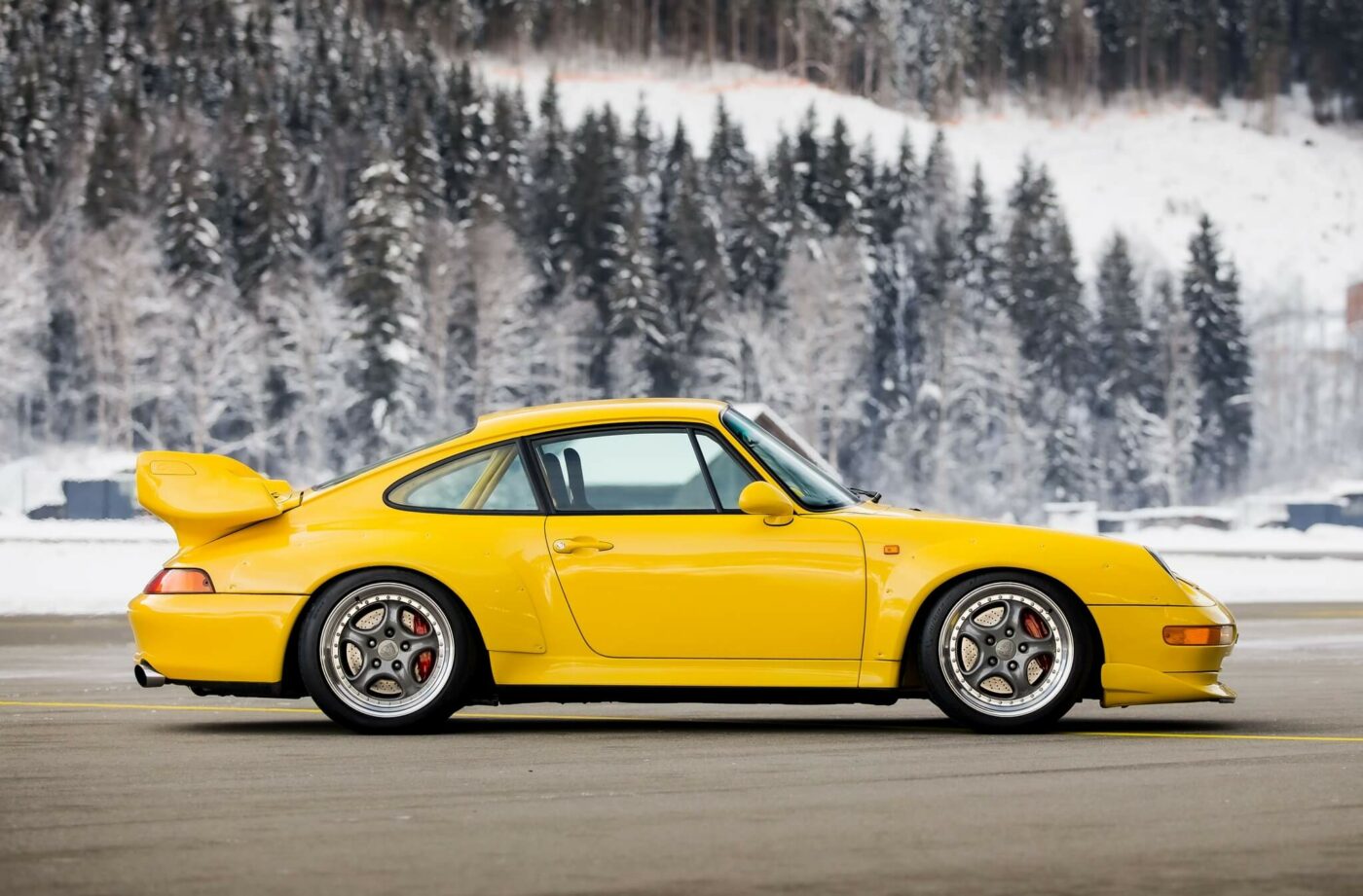 FOR SALE: 1996 Porsche 993 GT2 Clubsport Paint to Sample Ferrari Yellow
