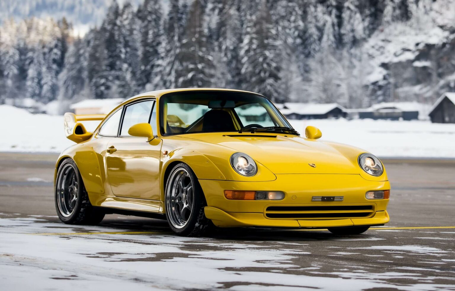 FOR SALE: 1996 Porsche 993 GT2 Clubsport Paint to Sample Ferrari Yellow