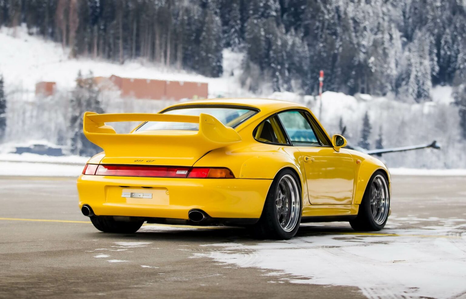 FOR SALE: 1996 Porsche 993 GT2 Clubsport Paint to Sample Ferrari Yellow