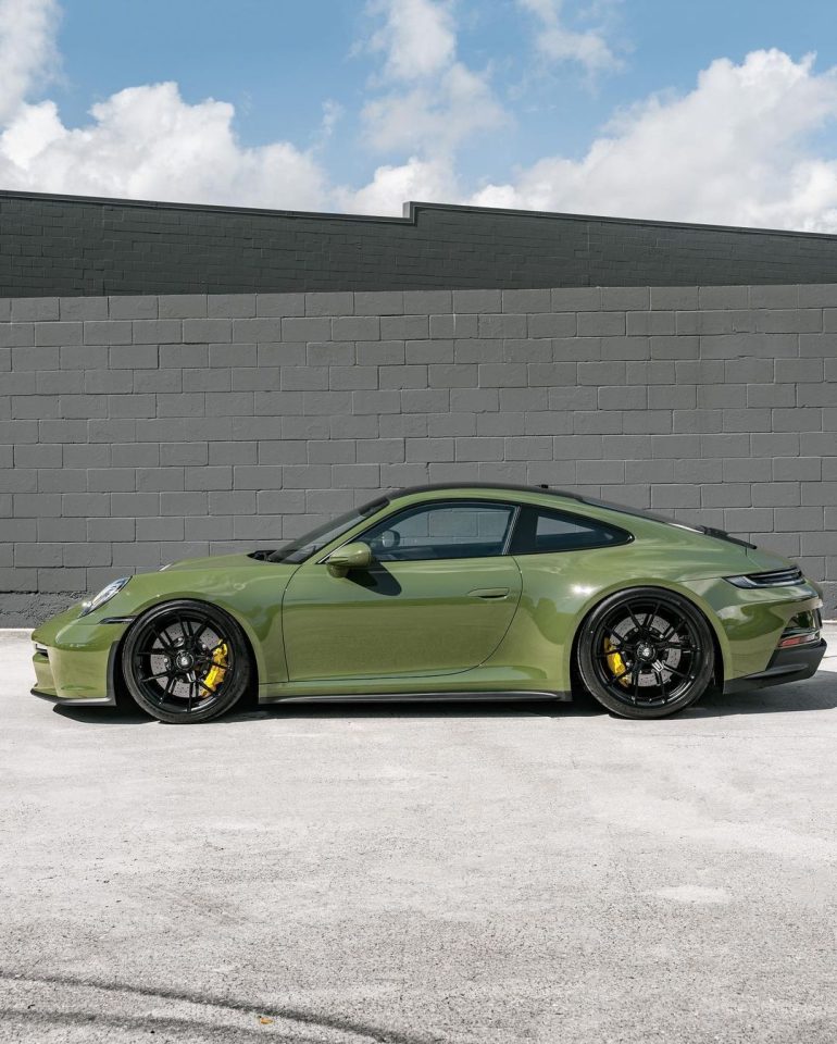 Porsche Of The Day: Nato Olive Porsche 911 (992) GT3 Touring
