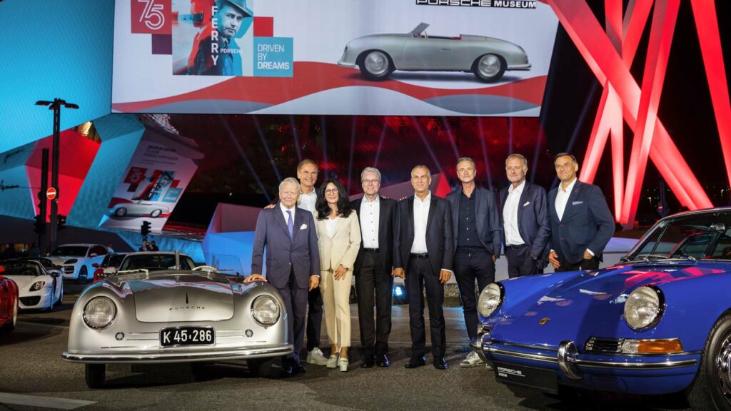 75 Years of Porsche Sports Cars' celebration