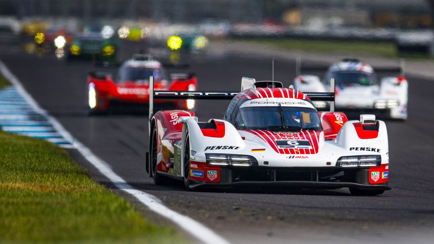 Porsche dominates IMSA at the Brickyard