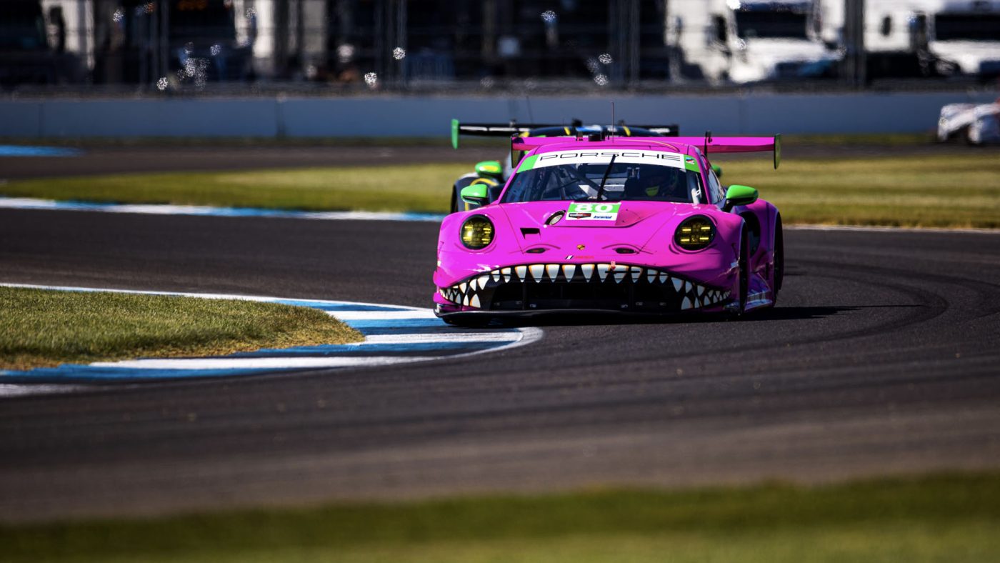 Porsche dominates IMSA at the Brickyard