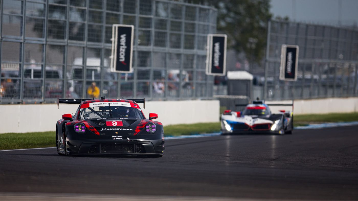 Porsche dominates IMSA at the Brickyard