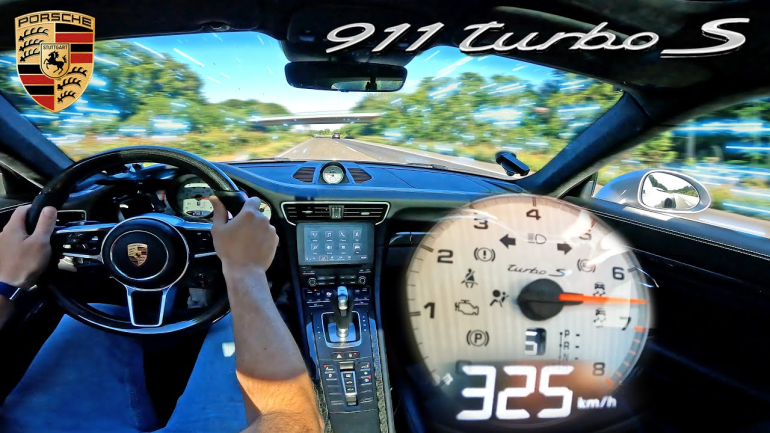 VIDEO: Porsche Turbo S Sends It On Autobahn And Reaches 200 MPH