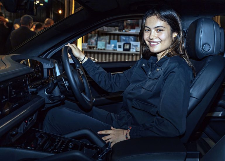 Porsche Brand Ambassador Emma Raducanu