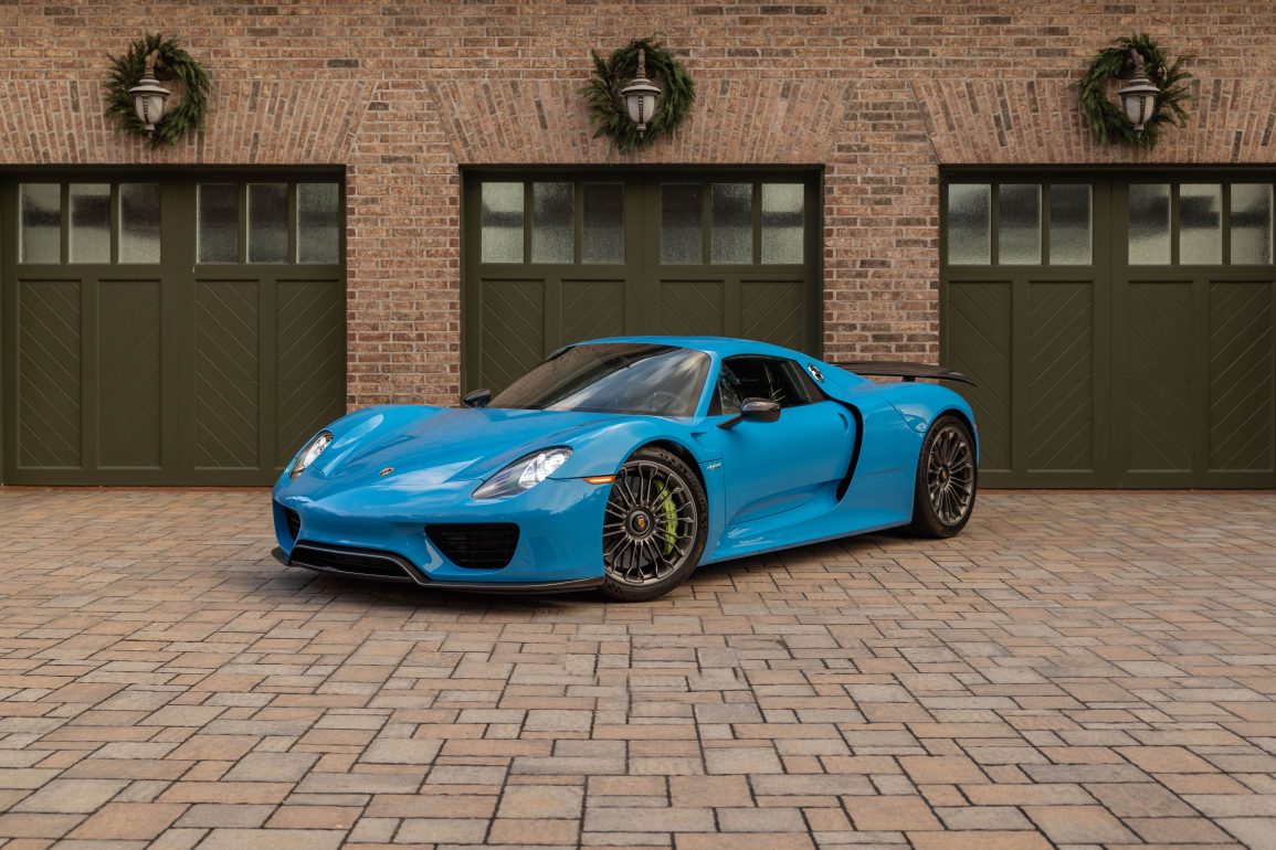 FOR SALE: Paint-To-Sample Mexico Blue 2015 Porsche 918 Spyder Heading ...